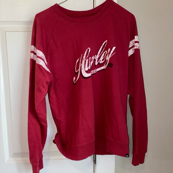 Hurley | Tops | Hurley Crew Neck Sweatshirt | Poshmark